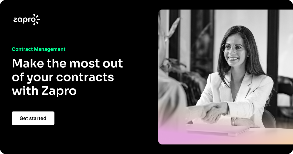 Contract Management Software from Zapro.ai